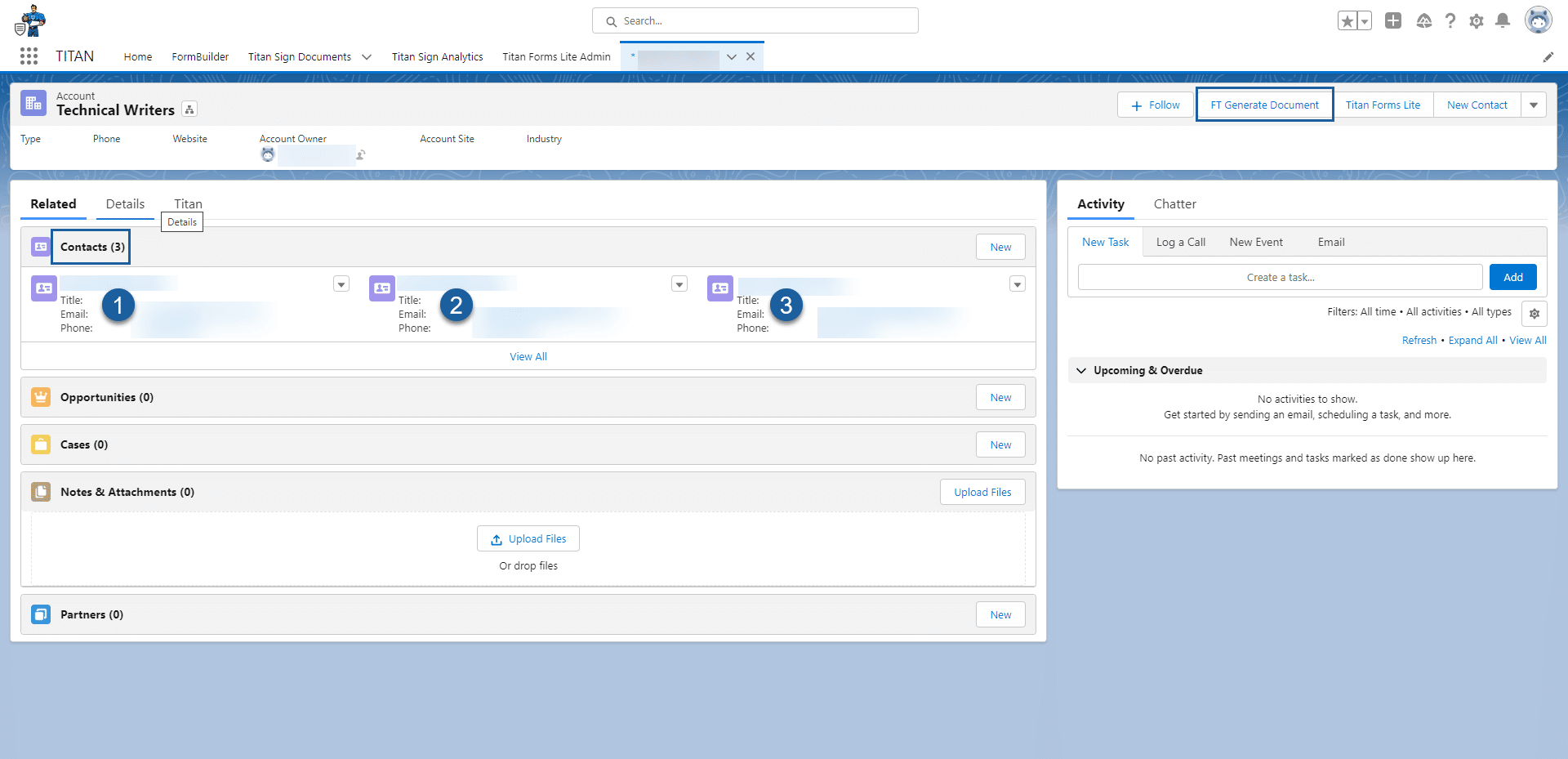 Salesforce Document Generation With Sign Sections