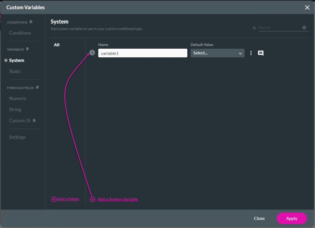 System Variables | Titan Web