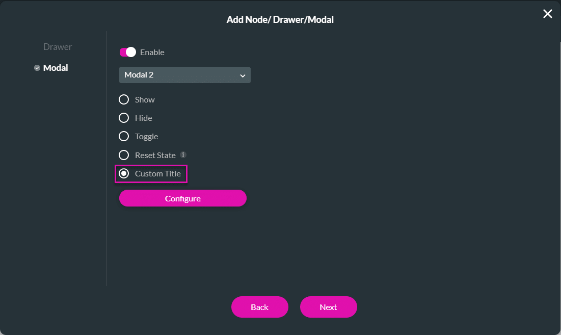 Custom Title for Modals | Titan Web