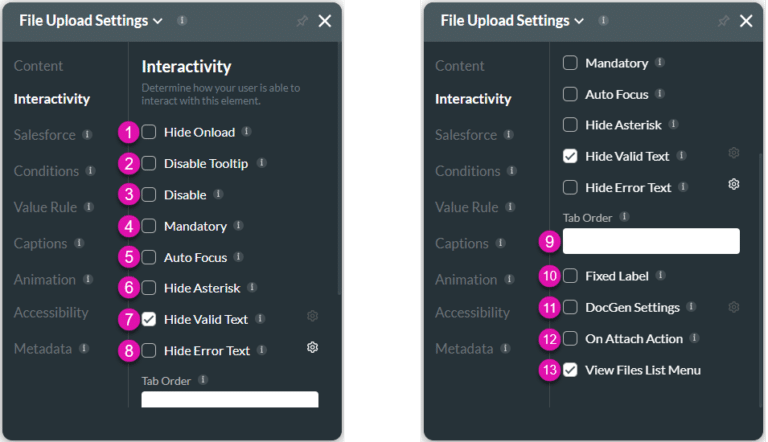 File Upload Settings | Titan Web